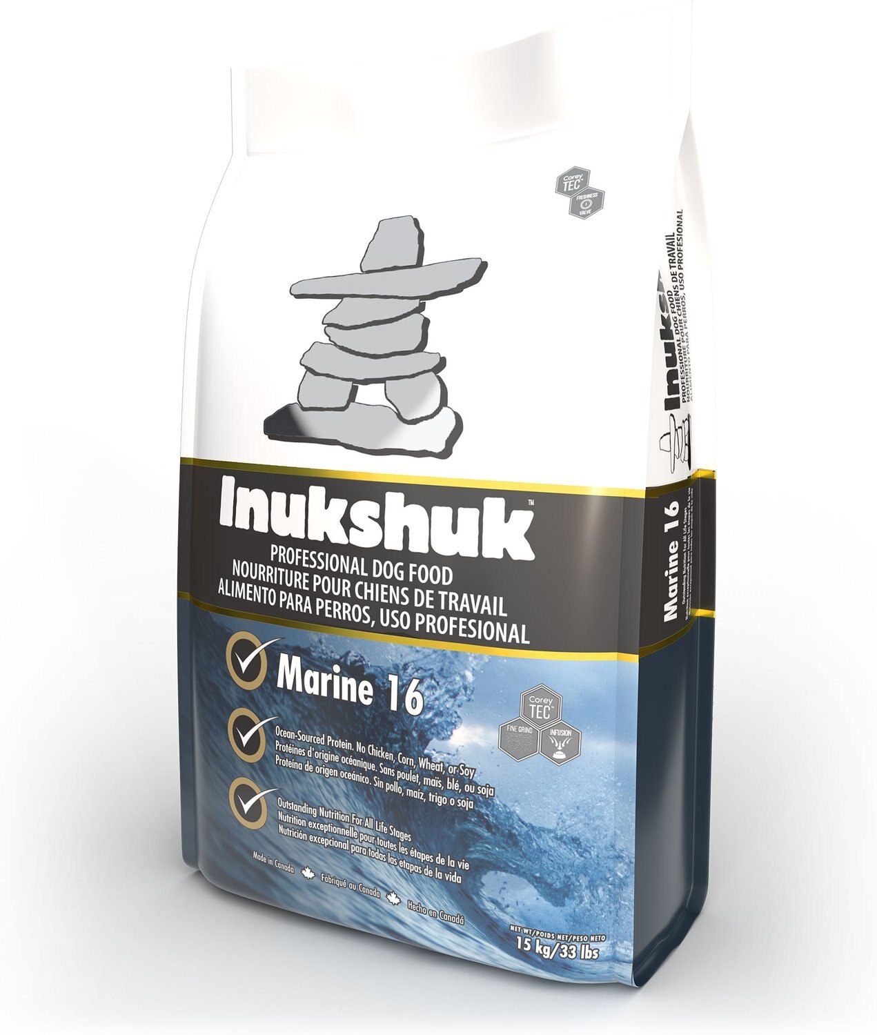 INUKSHUK Performance Marine 16 Dog Dry Food, 33-lb bag - Chewy.com