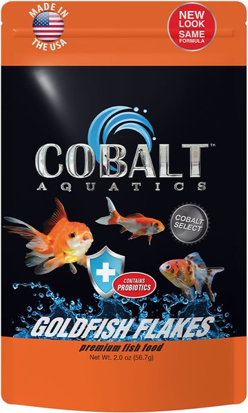 COBALT AQUATICS Select Goldfish Color Fish Food, 2-oz pouch - Chewy.com