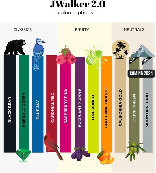 JWALKER DOG Harness, Black Bear, Medium/Large - Chewy.com