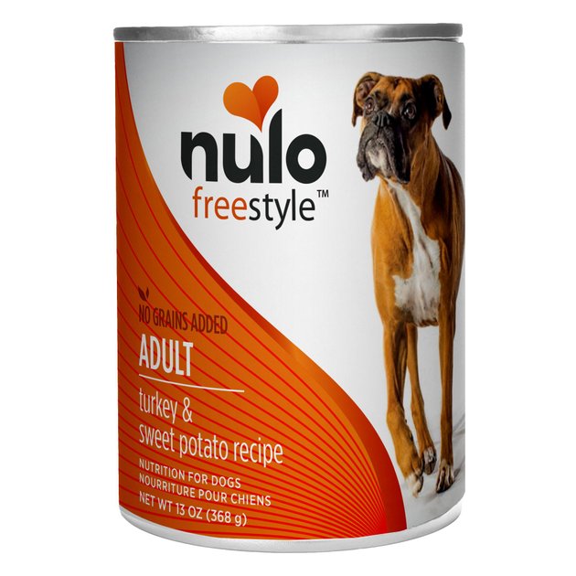 NULO Freestyle Turkey & Sweet Potato Recipe Grain-Free Canned Dog Food ...