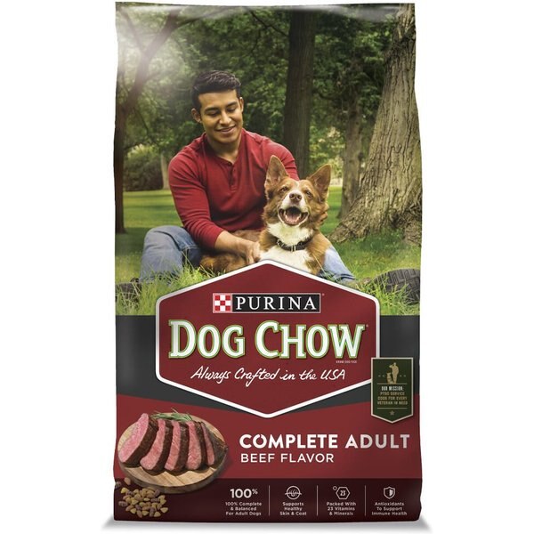 DOG CHOW Complete Adult with Real Chicken Dry Dog Food, 32-lb bag ...