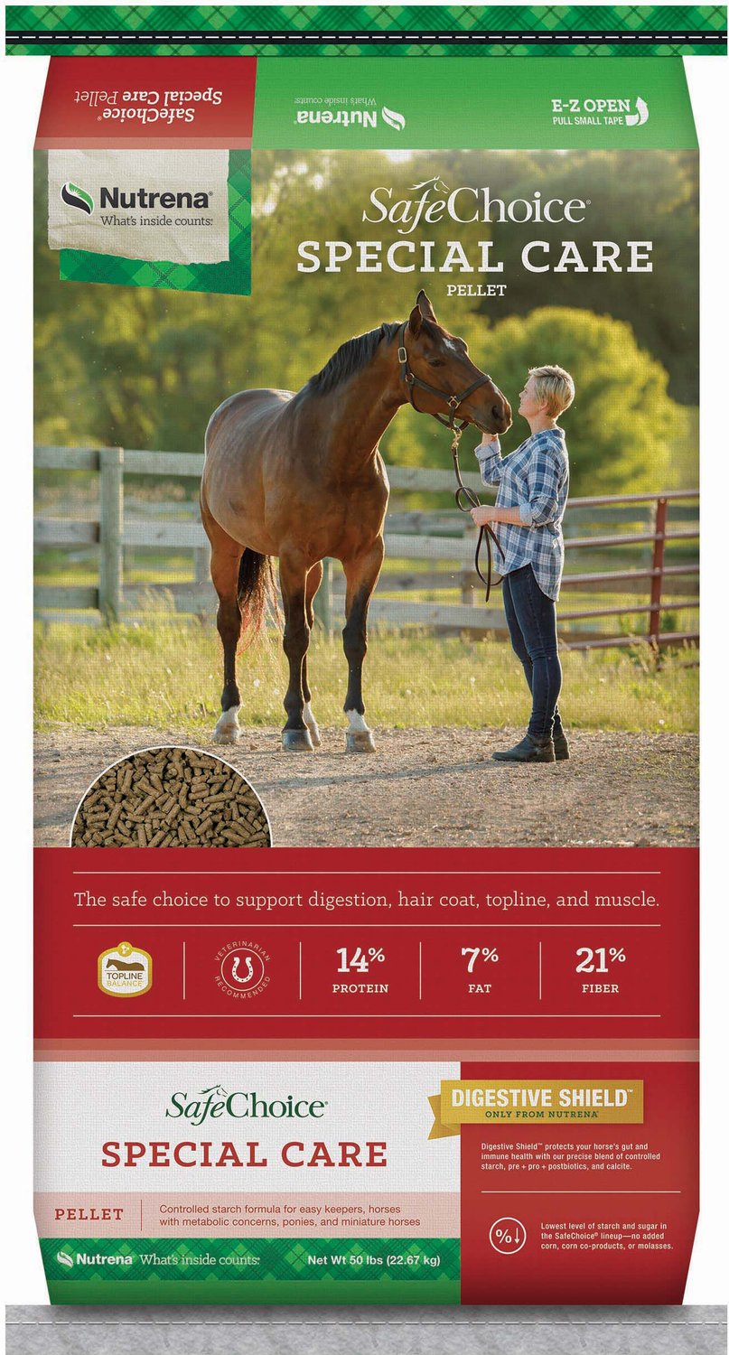 NUTRENA SafeChoice Special Care Horse Feed, 50-lb bag - Chewy.com