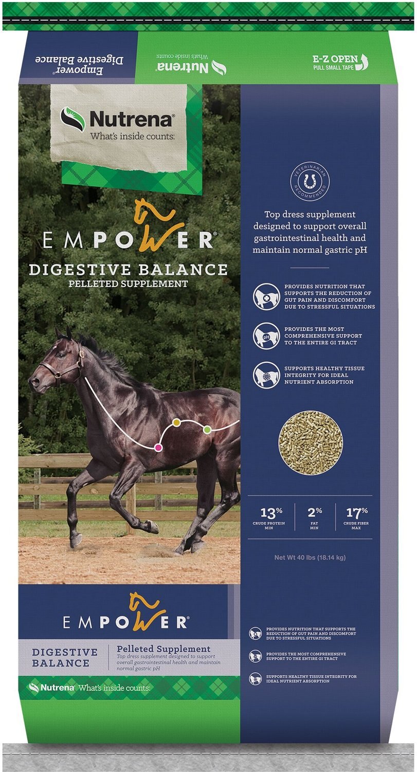 NUTRENA Empower Digestive Balance Horse Supplement, 40-lb bag - Chewy.com