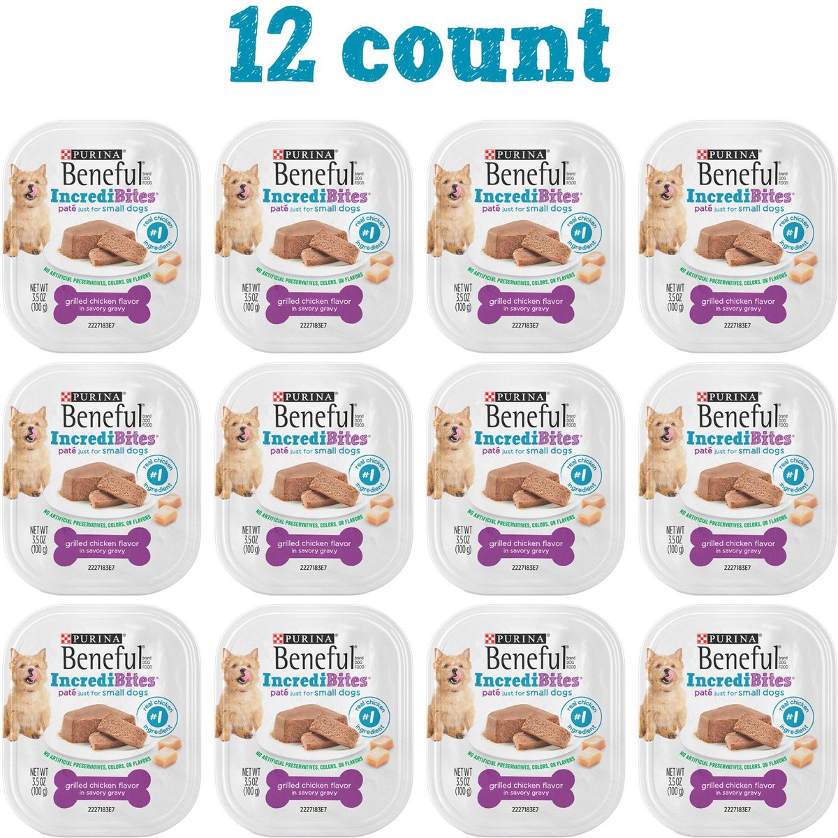 PURINA BENEFUL IncrediBites Grilled Chicken Flavor in a Savory Gravy ...