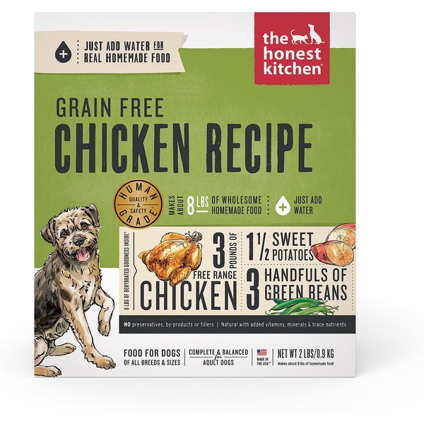 THE HONEST KITCHEN Fruit & Veggie Grain-Free Dehydrated Dog Base Mix, 3 ...