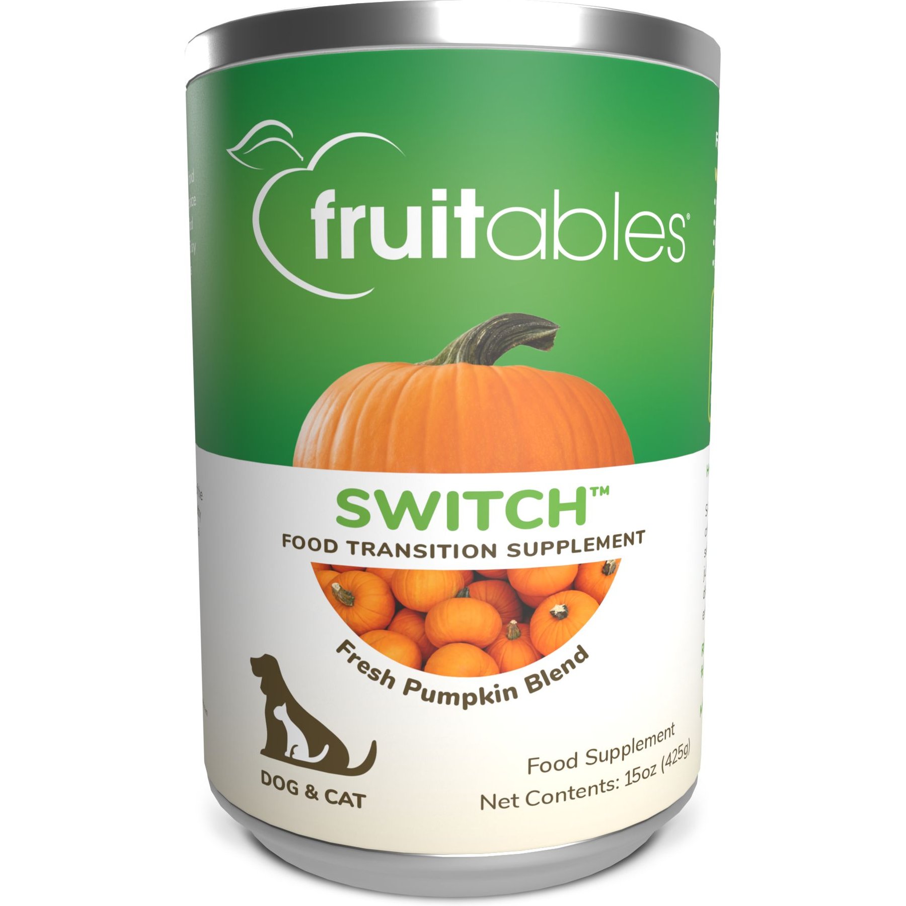 FRUITABLES Switch Pet Food Transition Dog & Cat Supplement, 15-oz, case ...