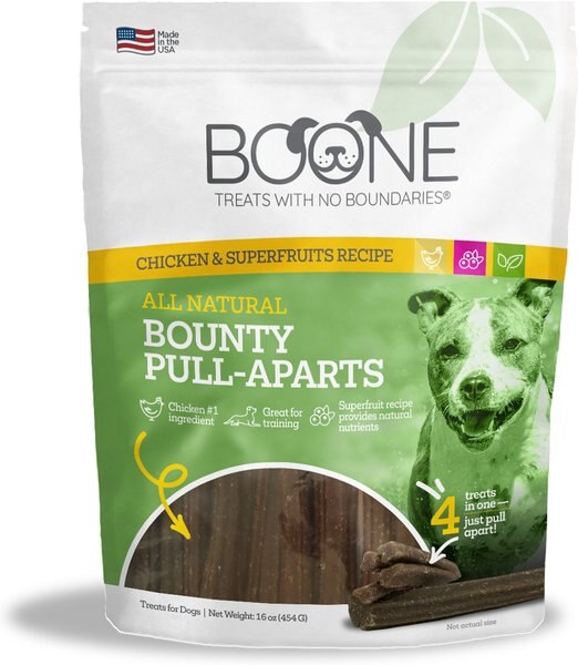 BOONE Bounty String Chews Super Fruit Dog Treats, 16-oz bag - Chewy.com