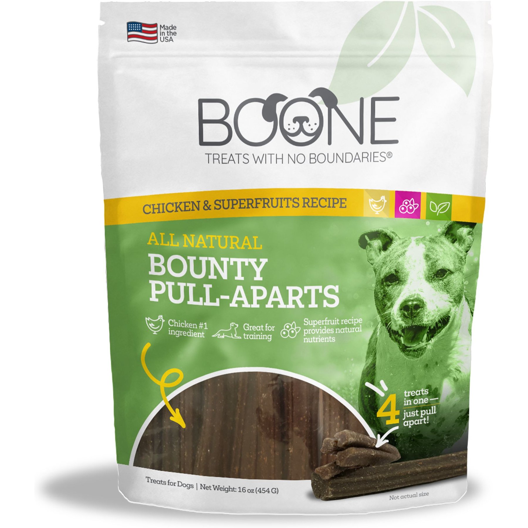 BOONE Bounty String Chews Super Fruit Dog Treats, 16-oz bag - Chewy.com