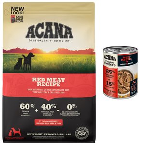 ACANA Premium Chunks Beef Recipe in Bone Broth Grain-Free Wet Dog Food ...