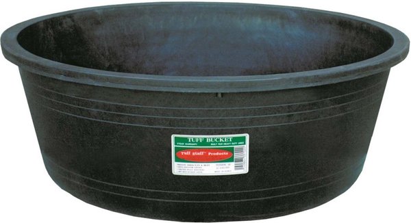 TUFF STUFF PRODUCTS Heavy Duty Feed Dish Farm Animal Feeder, 7-gal ...