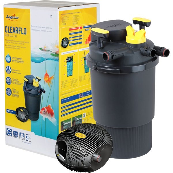 LAGUNA ClearFlo 2000 Kit Filter & Pump - Chewy.com