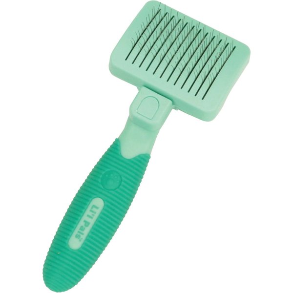 LI'L PALS Self-Cleaning Dog Slicker Brush - Chewy.com