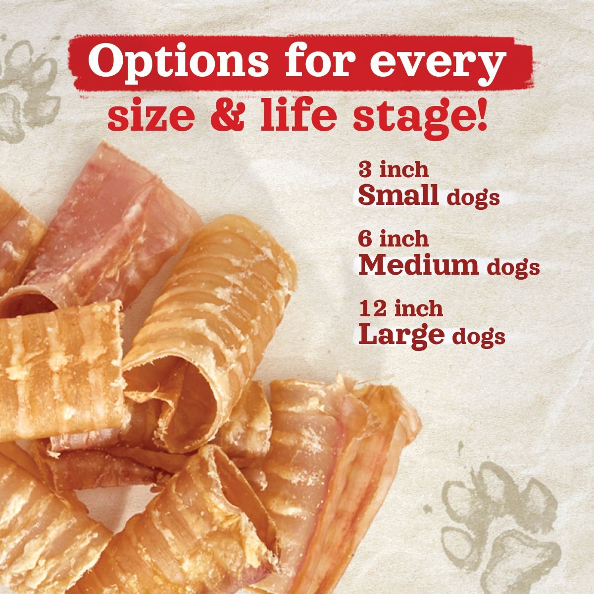 NATURAL FARM Odor-Free Beef Trachea Dog Treats, 12-in, 8 count - Chewy.com