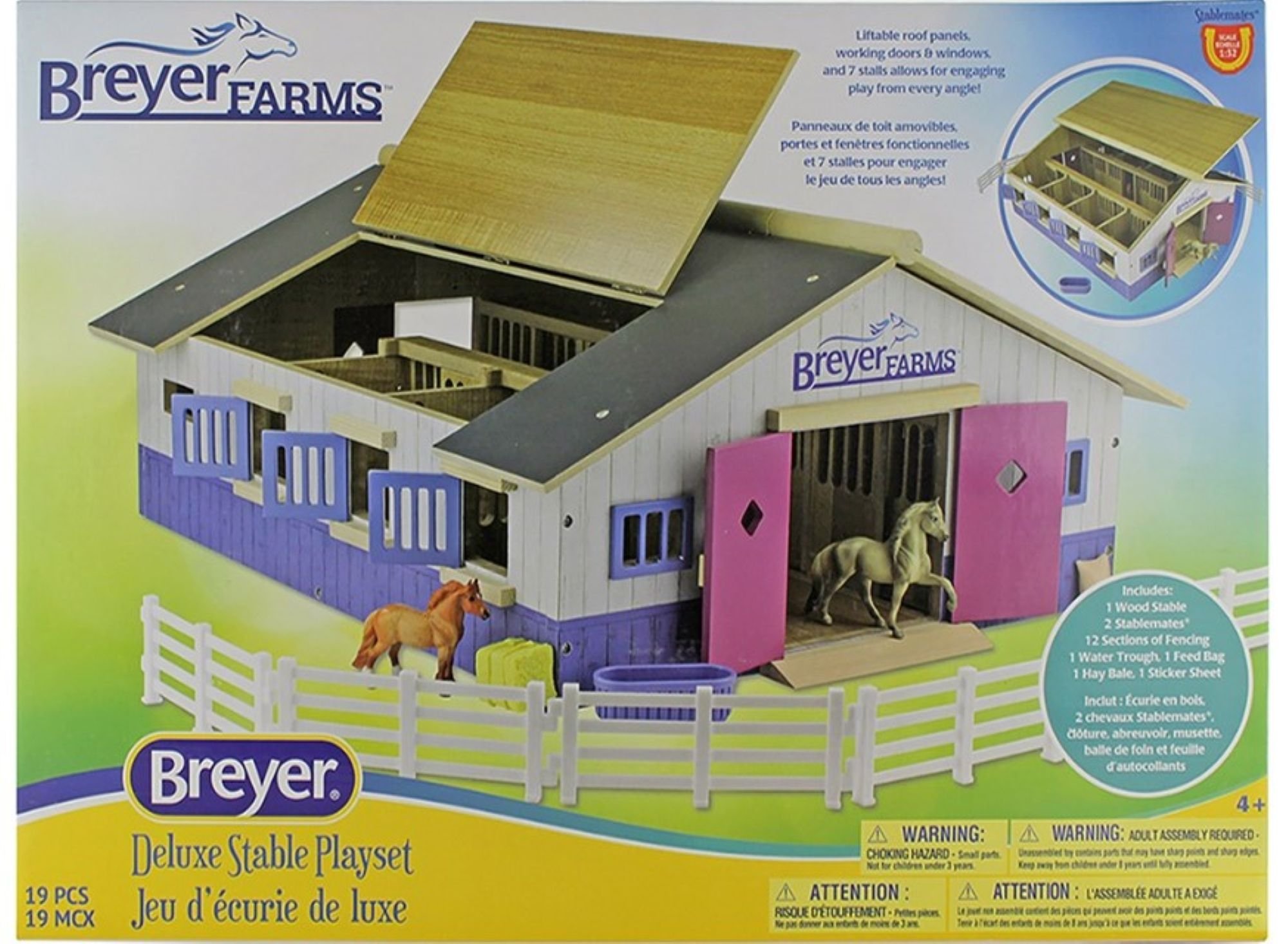 Questions and Answers about BREYER Horses Breyer Farms Deluxe Wooden ...