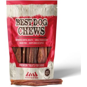 BEST DOG CHEWS Bladder Sticks Beef Flavored 6-in Dog Chews, 12 count ...