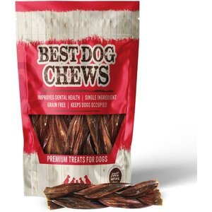 BEST DOG CHEWS Braided Gullet Beef Flavored 6-in Dog Chews, 3 count ...