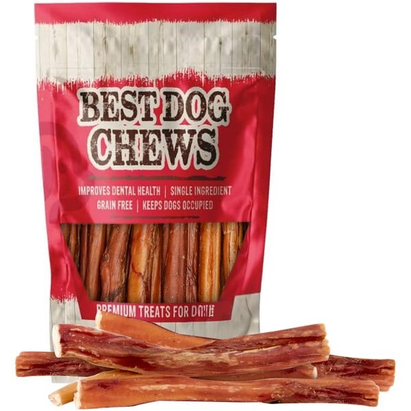 BEST DOG CHEWS Thin 6-in Bully Sticks Dog Treats, 12 count - Chewy.com