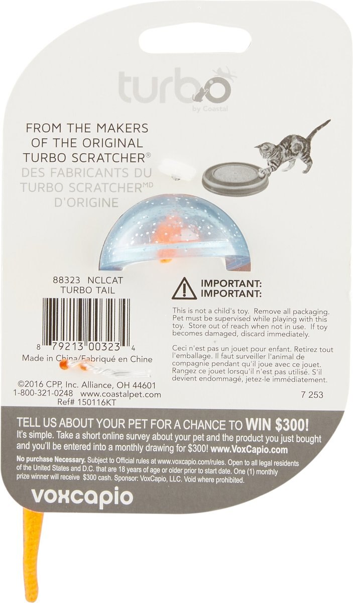 TURBO Whirly Pop Cat Toy with Catnip - Chewy.com