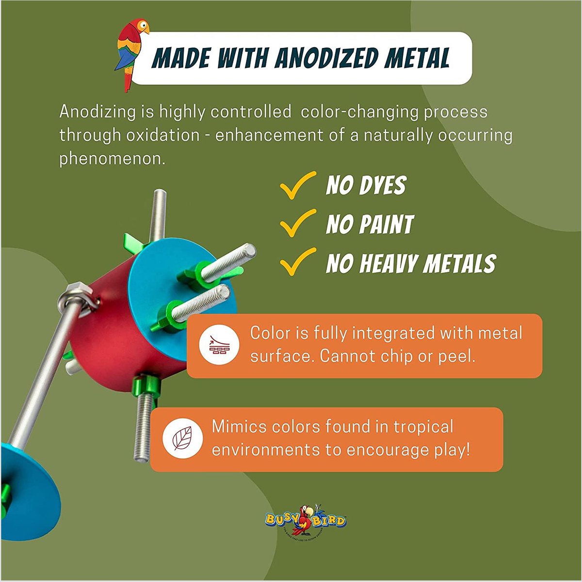 BUSY BIRD Busy Barrel Bird Toy - Chewy.com