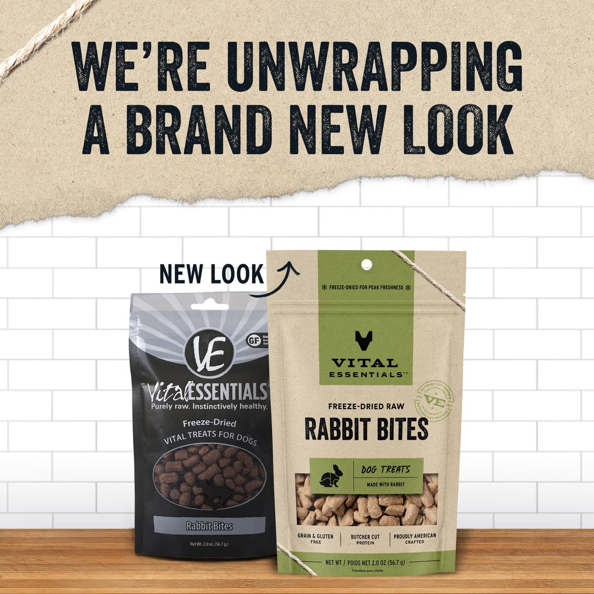 VITAL ESSENTIALS Rabbit Bites Freeze-Dried Raw Dog Treats, 2-oz bag ...