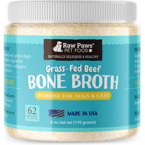 PROJECT PAWS Premium Grade Bone Broth Dog Powder Supplement Food Topper ...