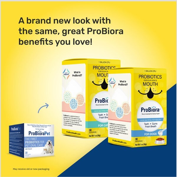 PROBIORA PET Oral Care Probiotic Cat Dental Supplement, 30 count ...