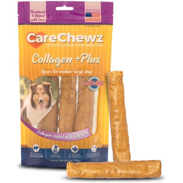 AMAZING DOG TREATS 10-12-in Beef Cheek Roll Bully Dust Flavor Dog ...