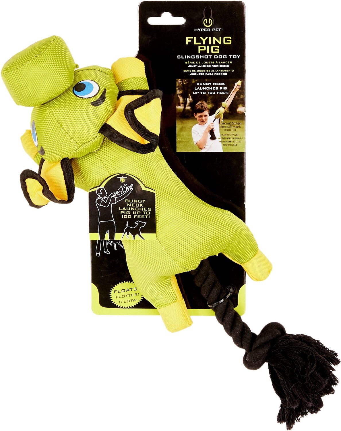 HYPER PET Flying Series Dog Toy, Flying Green Pig - Chewy.com