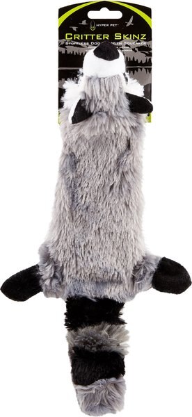 Discontinued - HYPER PET Raccoon Critter Skinz Dog Toy, Medium - Chewy.com
