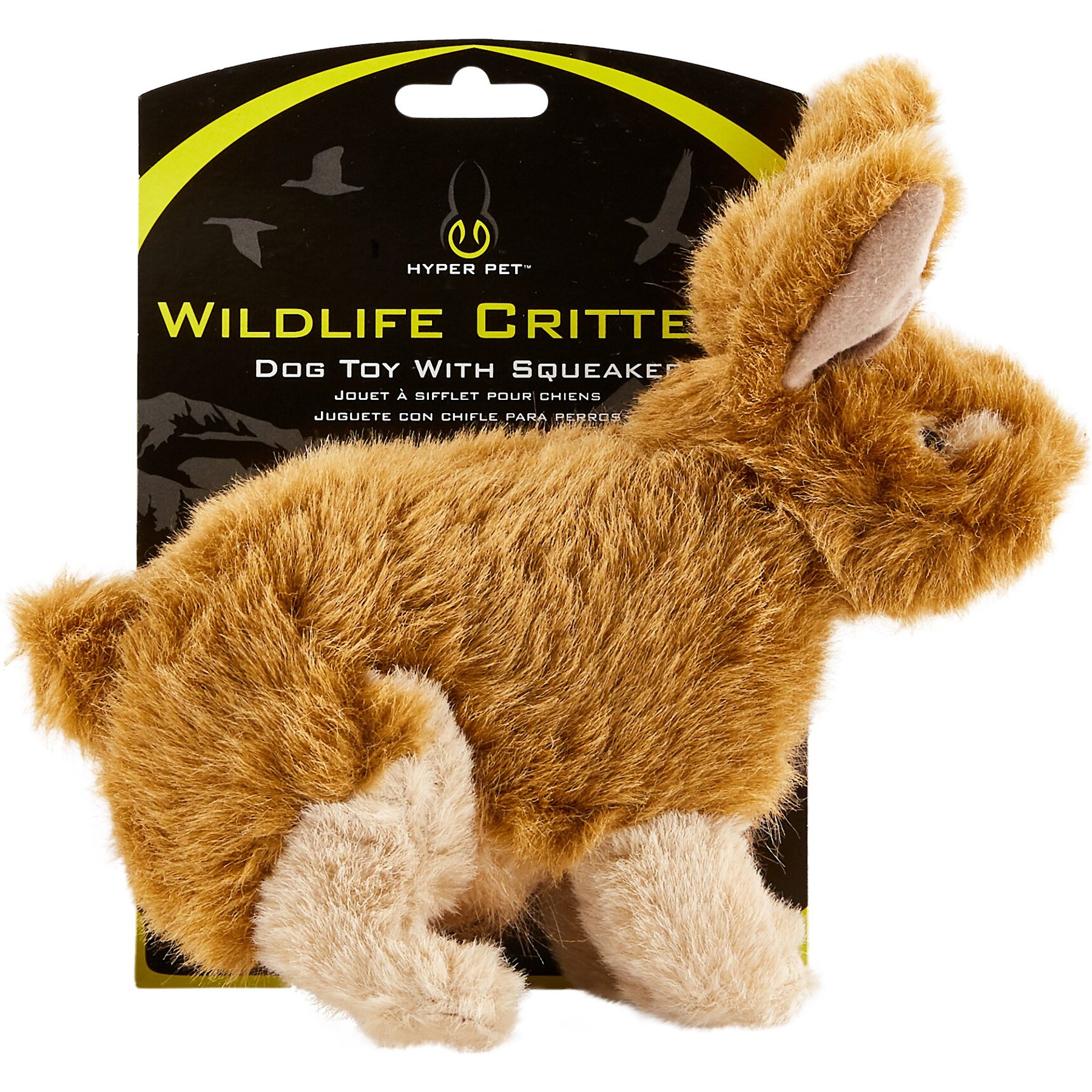 HYPER PET Wildlife Critter Dog Toy, Rabbit - Chewy.com