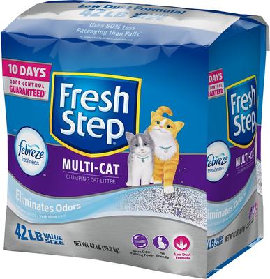 New Version Available - FRESH STEP Multi-Cat Scented Clumping Clay Cat ...