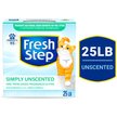 FRESH STEP Simply Unscented Clumping Clay Cat Litter, 25-lb box - Chewy.com