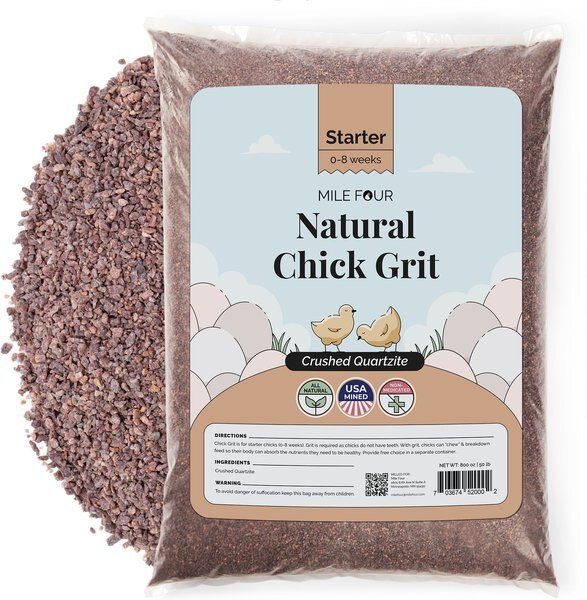 MILE FOUR Starter Chick Grit Digestive Supplement for Chickens, 50-lb ...