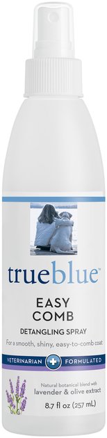 TRUEBLUE PET PRODUCTS Easy Comb Detangling Dog Spray, 8.7-oz bottle ...