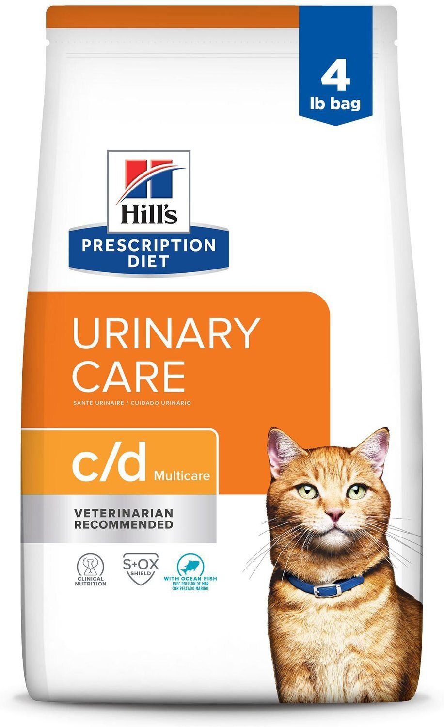 HILL'S PRESCRIPTION DIET c/d Multicare Urinary Care with Ocean Fish Dry ...