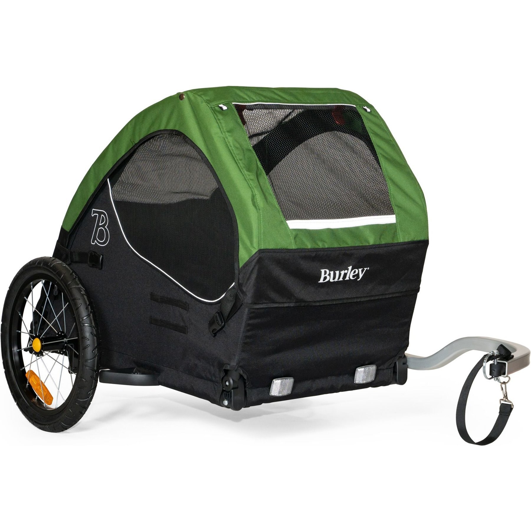BURLEY Tail Wagon Dog Bicycle Trailer, Fern Green, Standard - Chewy.com