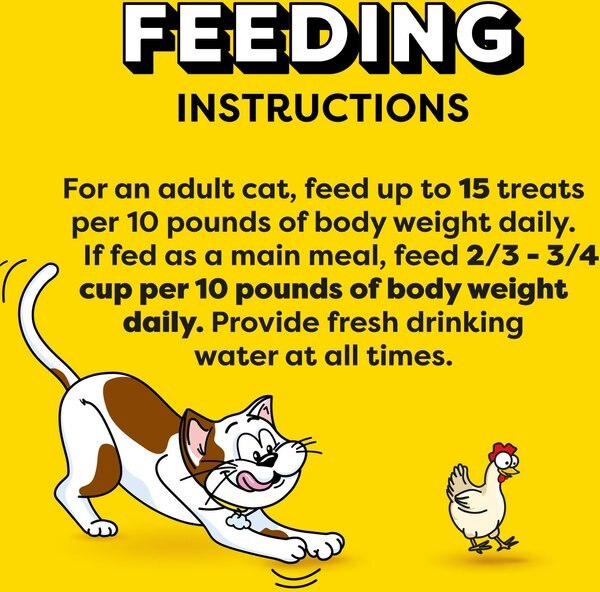 TEMPTATIONS Indoor Care Chicken Flavor Soft & Crunchy Cat Treats, 2.1 ...