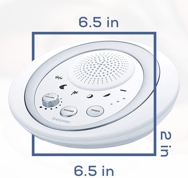 BEURER Premium White Noise Machine Cat & Dog Calming Device, White ...
