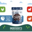 BEG & BARKER Whole Turkey Chips Natural Single Ingredient Dog Treats, 3 ...