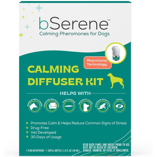 BSERENE Dog Calming Pheromone Diffuser Kit - Chewy.com