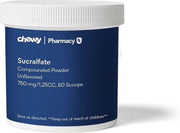 SUCRALFATE COMPOUNDED Unflavored Powder for Dogs & Cats, 750-mg/1.25CC ...