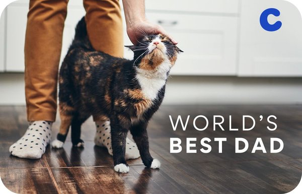 CHEWY eGift Card, World's Best Cat Dad, $500 - Chewy.com