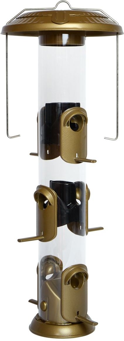 NATURES WAY BIRD PRODUCTS Deluxe Funnel Flip Top Bird Feeder, Copper, 1 ...