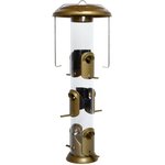 NATURES WAY BIRD PRODUCTS Wide Deluxe Funnel Flip Top Bird Feeder ...