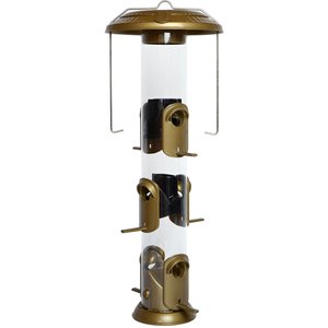 NATURES WAY BIRD PRODUCTS Deluxe Funnel Flip Top Bird Feeder, Copper, 1 ...