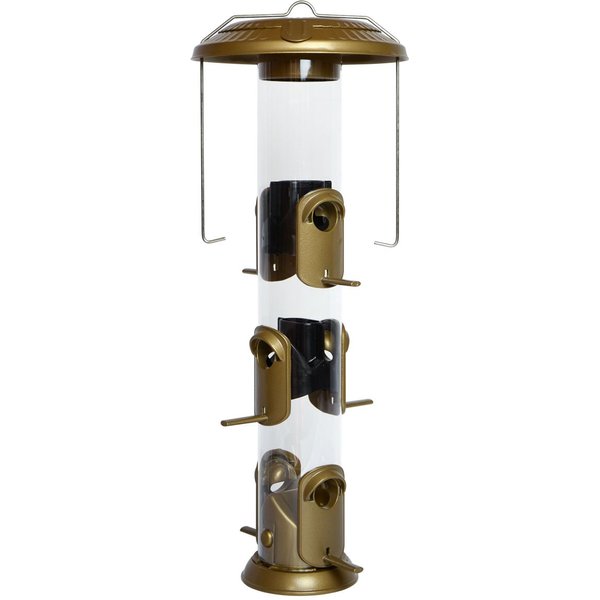 NATURES WAY BIRD PRODUCTS Wide Deluxe Funnel Flip Top Bird Feeder ...