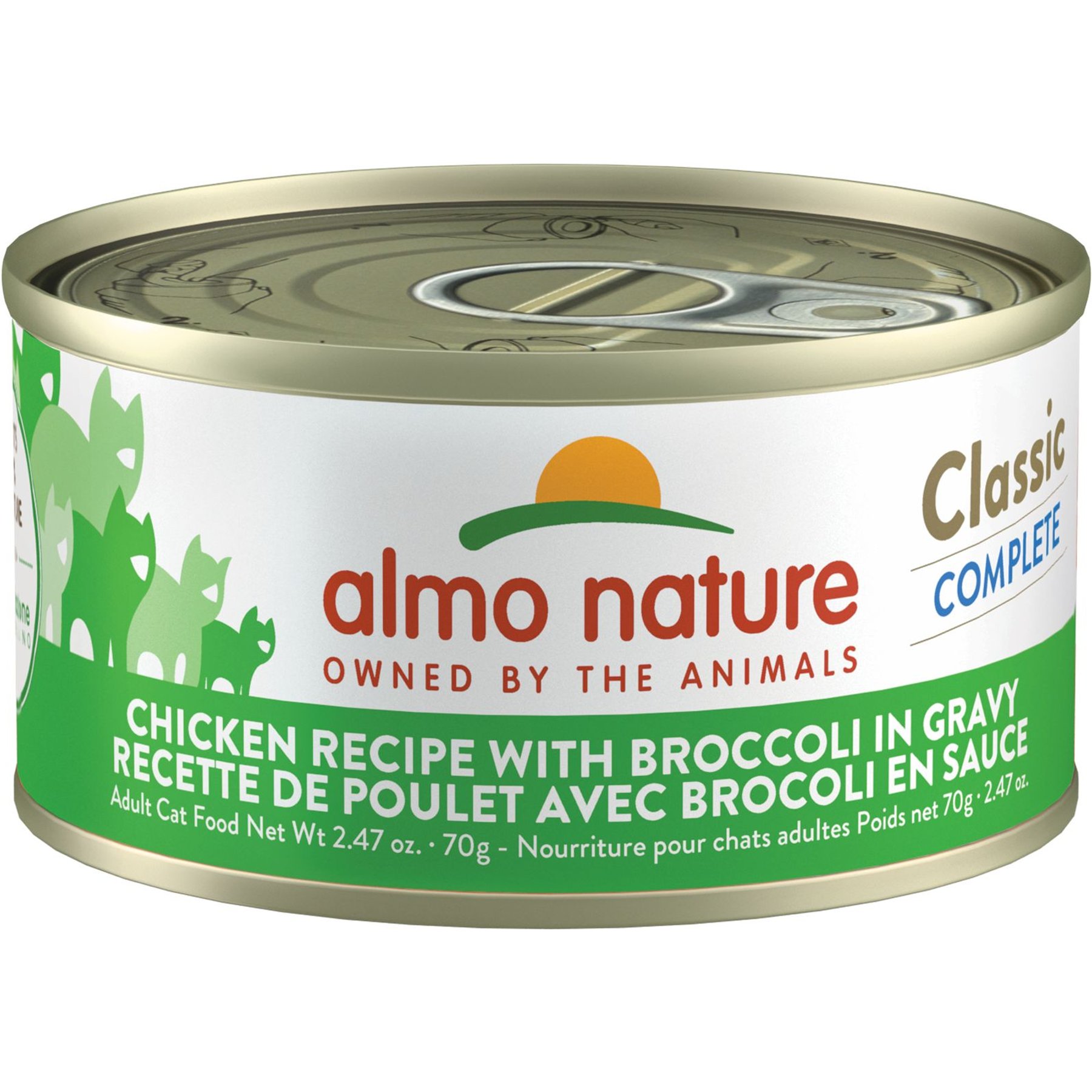 ALMO NATURE Classic Complete Premium Chicken Recipe with Broccoli in ...