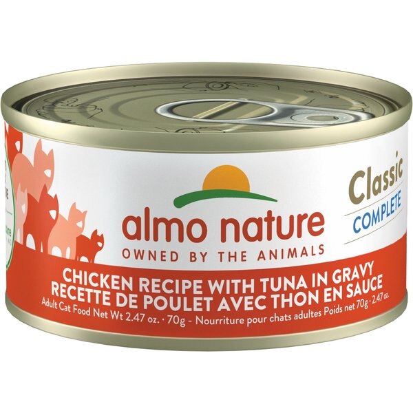 ALMO NATURE Classic Complete Premium Chicken Recipe with Tuna in Gravy ...