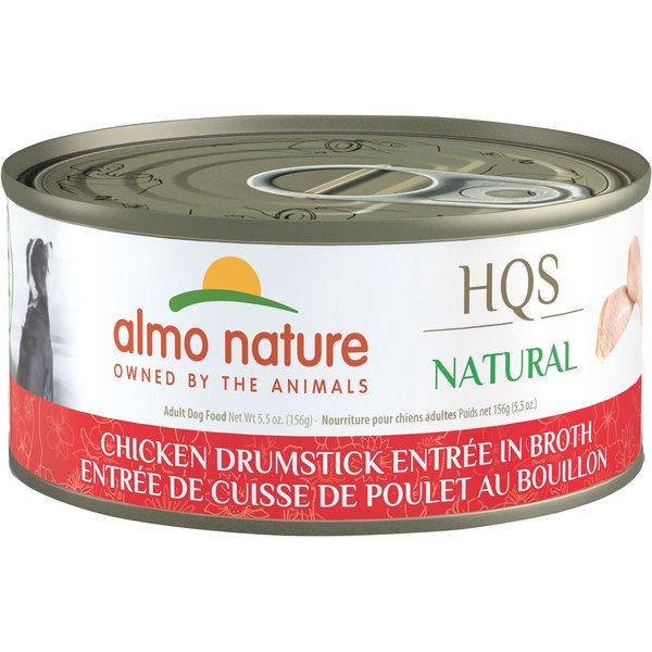 ALMO NATURE HQS Natural Chicken Fillet Entree in Broth Wet Dog Food, 5. ...