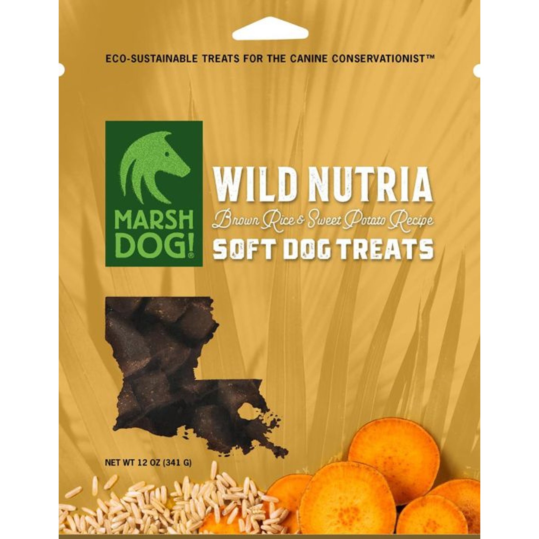 MARSH DOG Wild Nutria Brown Rice & Sweet Potato Soft & Chewy Dog Treats ...